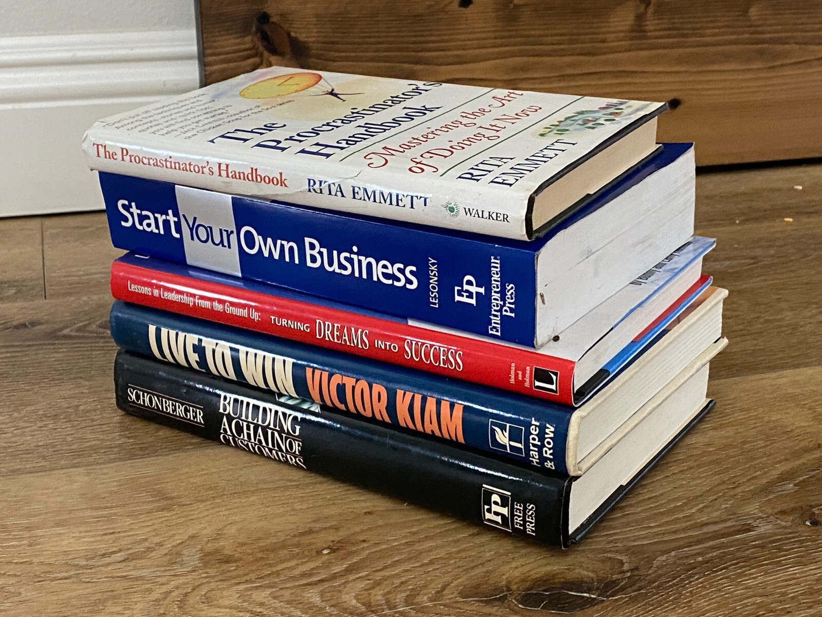Lot of 5 leadership, management, success books- Start Your Own Business ...