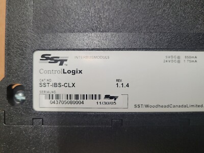 Woodhead SST-IBS-CLX, Interbus Scanner Module, V 1.1.4 | eBay