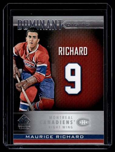 2020-21 UD SP Signature Dominant Digits Maurice Richard #DD-43 | eBay