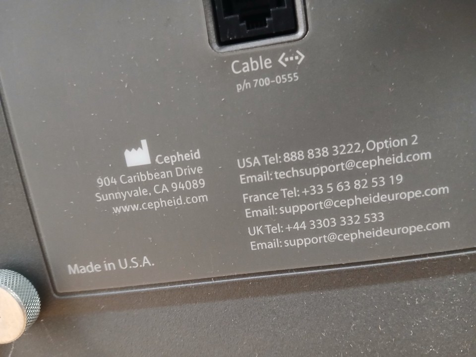 Cepheid GeneXpert GX-IV R2 Molecular Analyzer System 900-0511 H GX IV ...