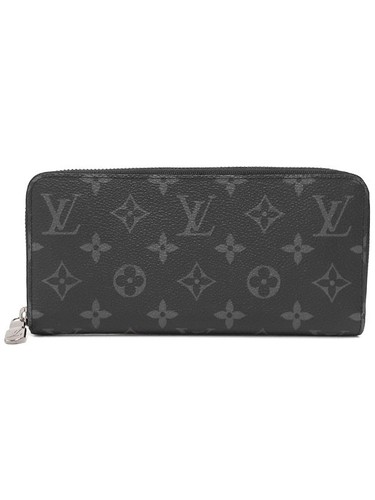 Louis Vuitton Monogram Eclipse Zippy Wallet Horizontal M11611 Men's Zip ...
