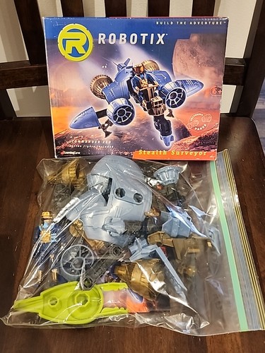 VINTAGE ROBOTIX Stealth Surveyor Learning Curve W/ Figure Complete Box ...