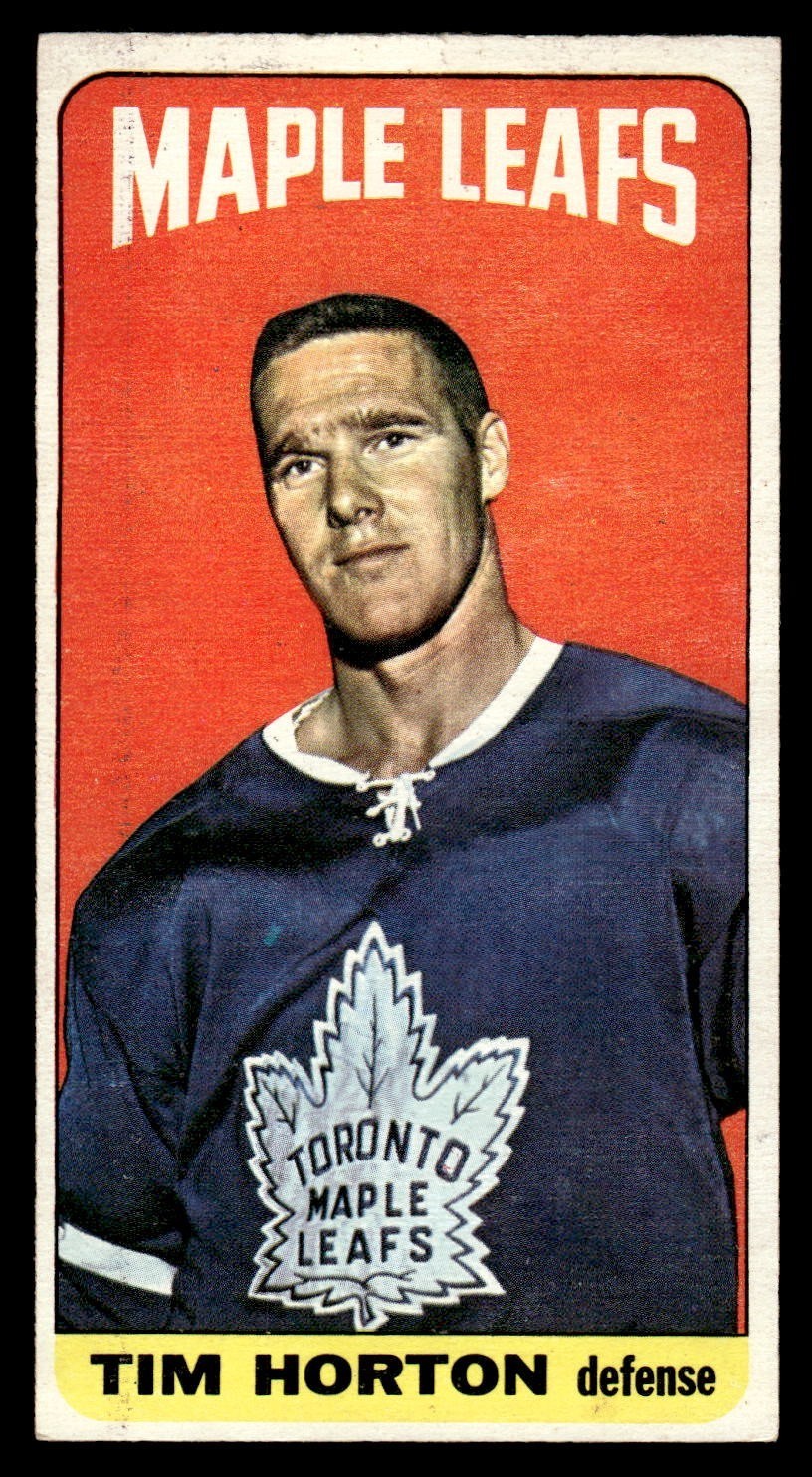 1964 Topps Hockey #102 Tim Horton VG/EX | eBay