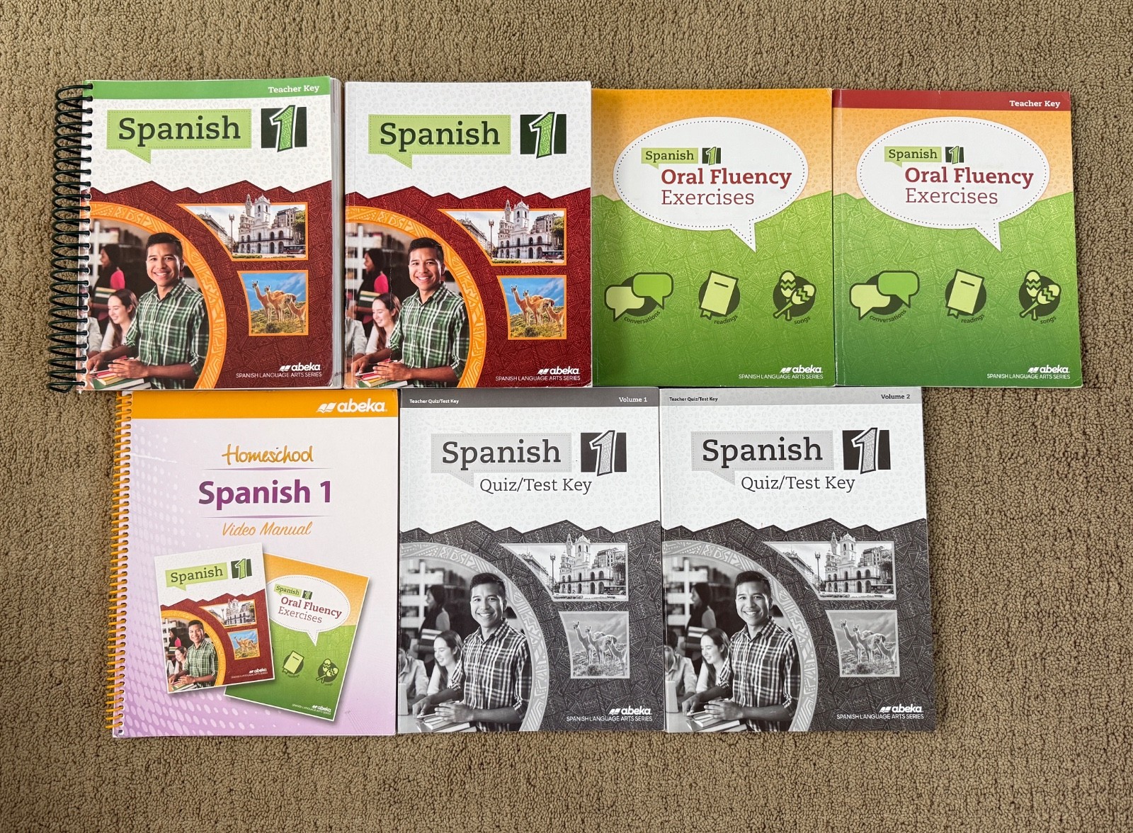 Abeka Spanish 1 Teacher and Student Books Keys Oral Fluency Current Edition | eBay