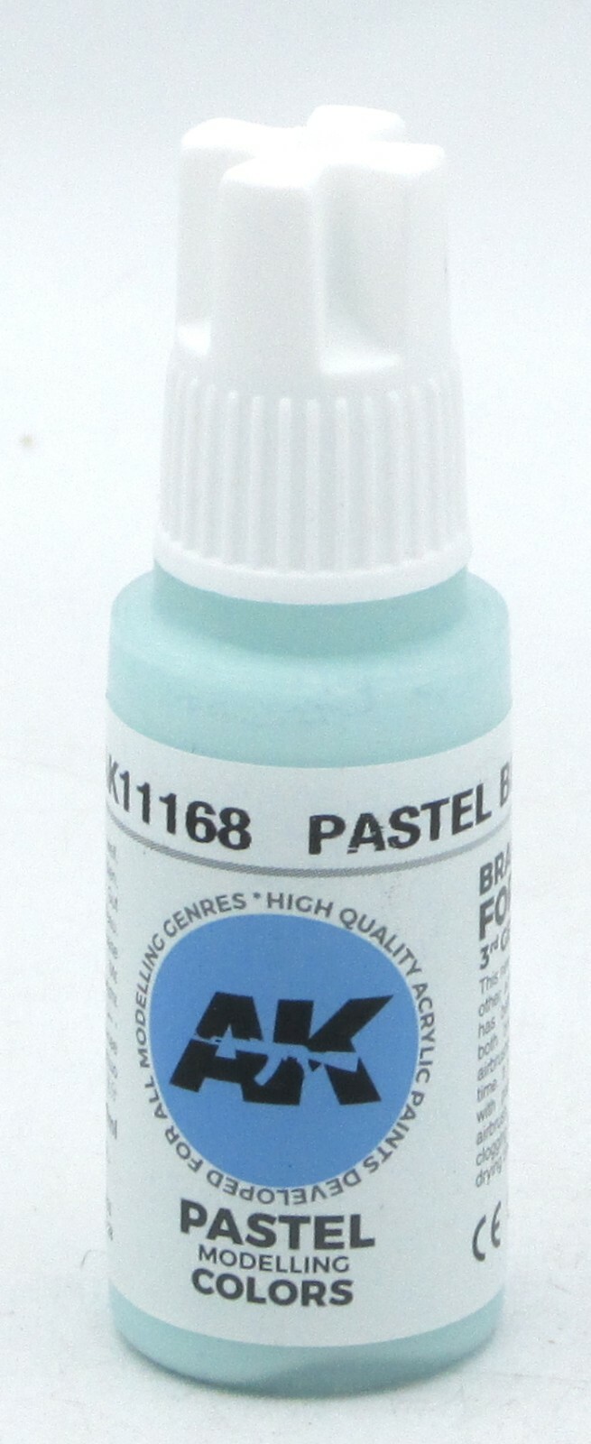 AK Interactive AK11168 Pastel Blue [3rd Gen] (17ml Bottle) Acrylic ...