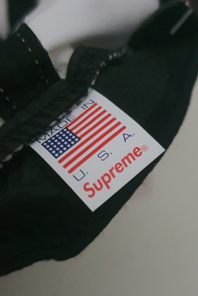SS16 Supreme S Logo Reflective logo 6-Panel cap white hat New With Tag ...