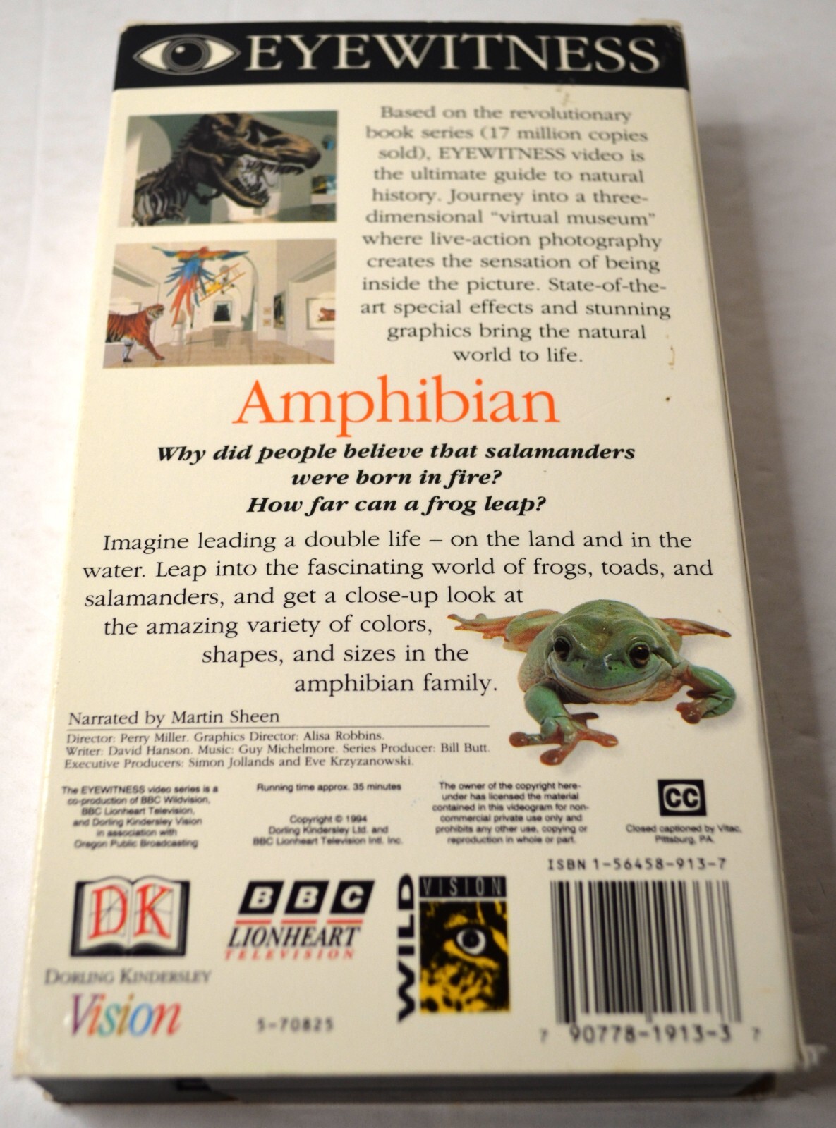 Eyewitness - Amphibian (VHS, 1997) for sale online | eBay