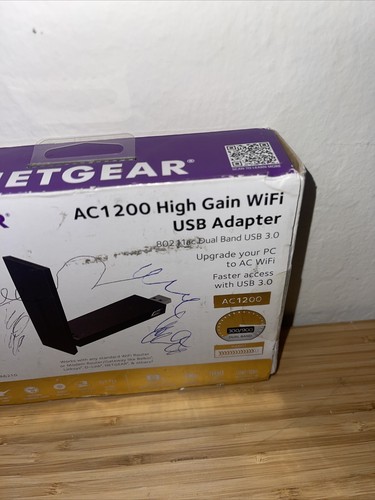NETGEAR AC1200 USB 3.0 Wi-Fi Adapter - A6210-10000S for sale online | eBay