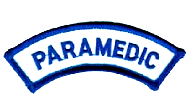 SECURITY & RESCUE EMBROIDERED PATCH - PARAMEDIC TAB - IRON-ON -- NEW ...