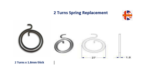 Door Handle Spring replacement internal coil repair springs lever ...