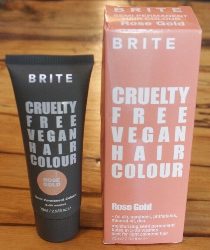 BRITE Organix Hair Colour Cruelty Free Vegan Strong Semi-permanent Dye ...