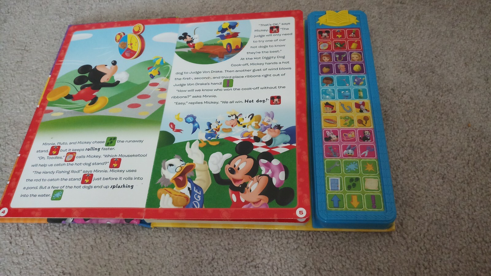 Disney Junior Sound Storybook Treasury Book With More than 35 Sounds ...