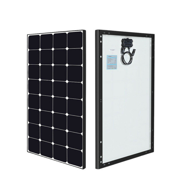 Renogy Eclipse RNG-100MB 100W 12V Monocrystalline Solar Panel - Black ...