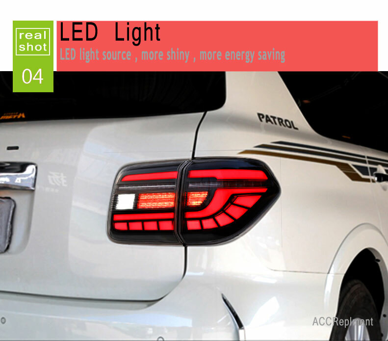 2017-2020 Nissan Armada Smoked LED Tail Lights Assembly For Nissan ...