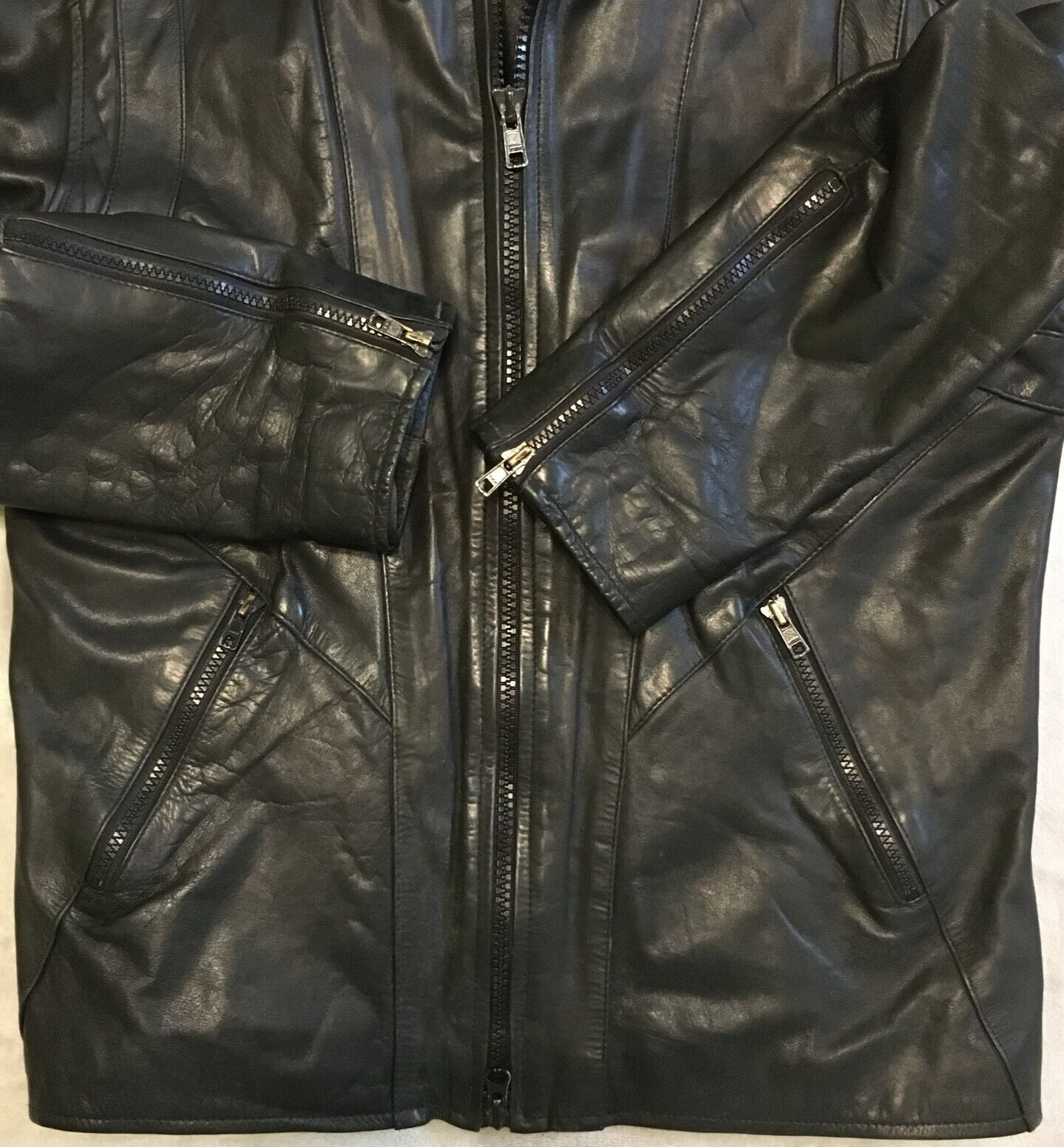 Soul Revolver mens RARE vintage Black Leather Jacket … - Gem