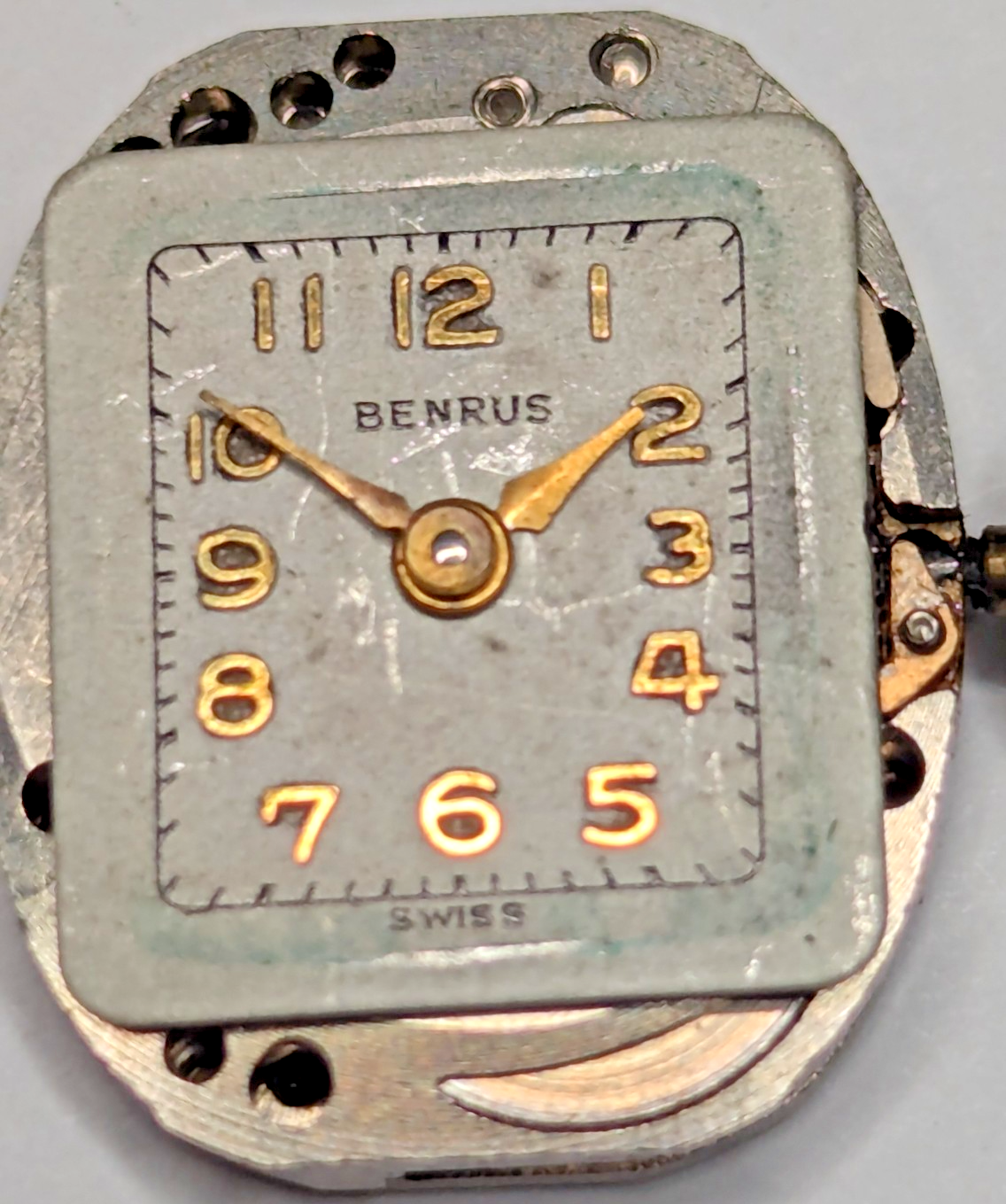 Vintage Benrus Watch BN 2 Swiss 17 Jewel - Movement Only | eBay