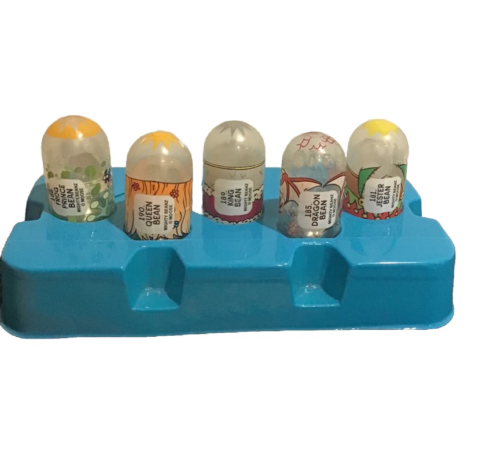 Mighty Beanz Limited Edition Clear Fantasy Rare King Dragon Toy Vintage ...