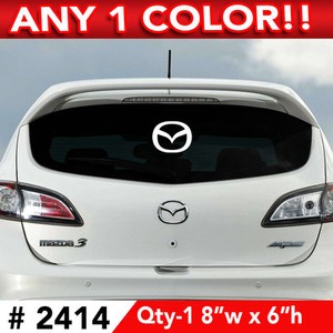 MAZDA LOGO LARGE DECAL STICKER 8"w x 6"h in Any 1 Color | eBay
