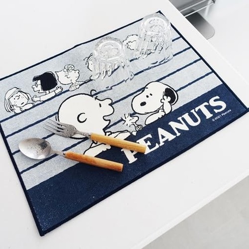 Draining mat kitchen mat absorbent mat water absorption Snoopy PEANUTS ...
