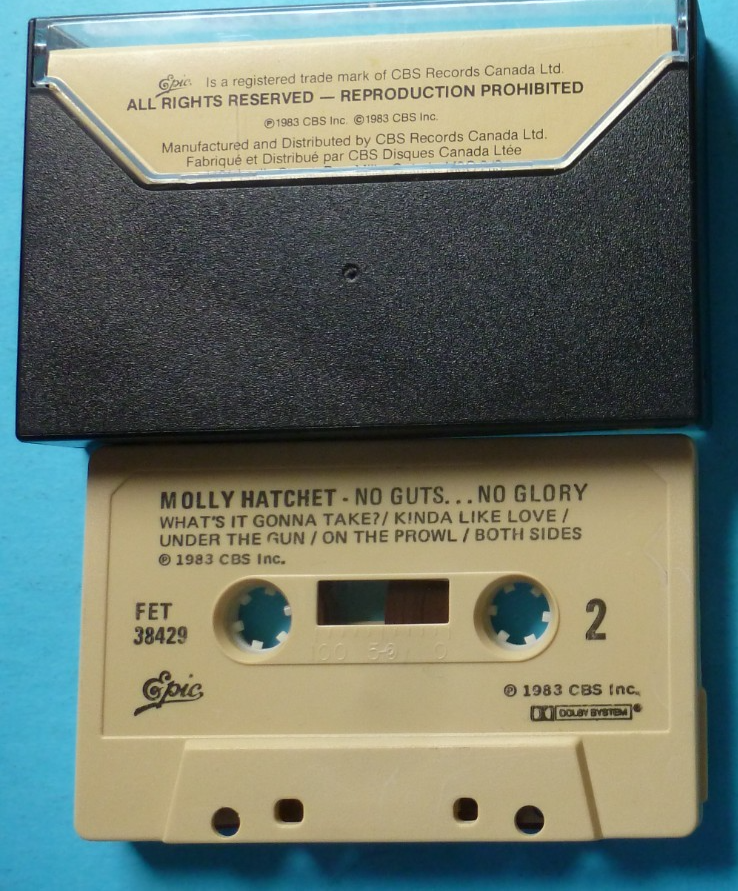 Molly Hatchet, No Guts No Glory - Cassette Tape (1983 Epic/CBS) Southern Rock | eBay