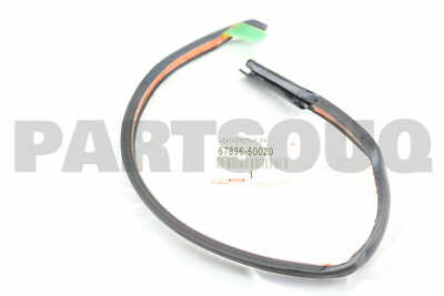 6789660020 Genuine Toyota WEATHERSTRIP, REAR DOOR, NO.3 LH 67896-60020 ...