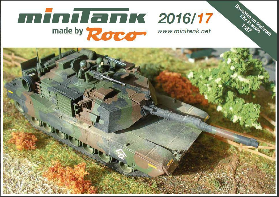 1:87 AUSWAHL Roco MINITANK Militär MINIATUR MODELL H0 Katalog Zubehör ...