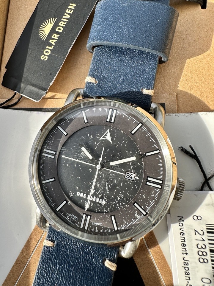 One Eleven Men's Solar Powered Watch CMP004 Northern Arrow | eBay