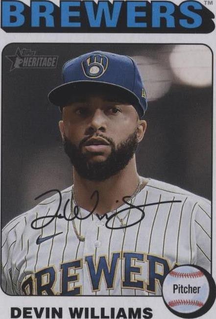 2024 Topps Heritage - Devin Williams #330 White Border for sale online ...