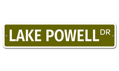 6535 SS Lake Powell 4" x 18" Novelty Street Sign Aluminum | eBay
