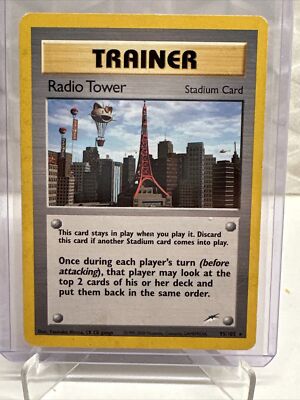 Pokémon - Radio Tower - 95/105 - Neo Destiny - Rare - Trainer Pokémon ...