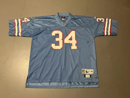 Earl Campbell Blue Reebok Houston Oilers NFL Throwback Jersey Size 3XL ...