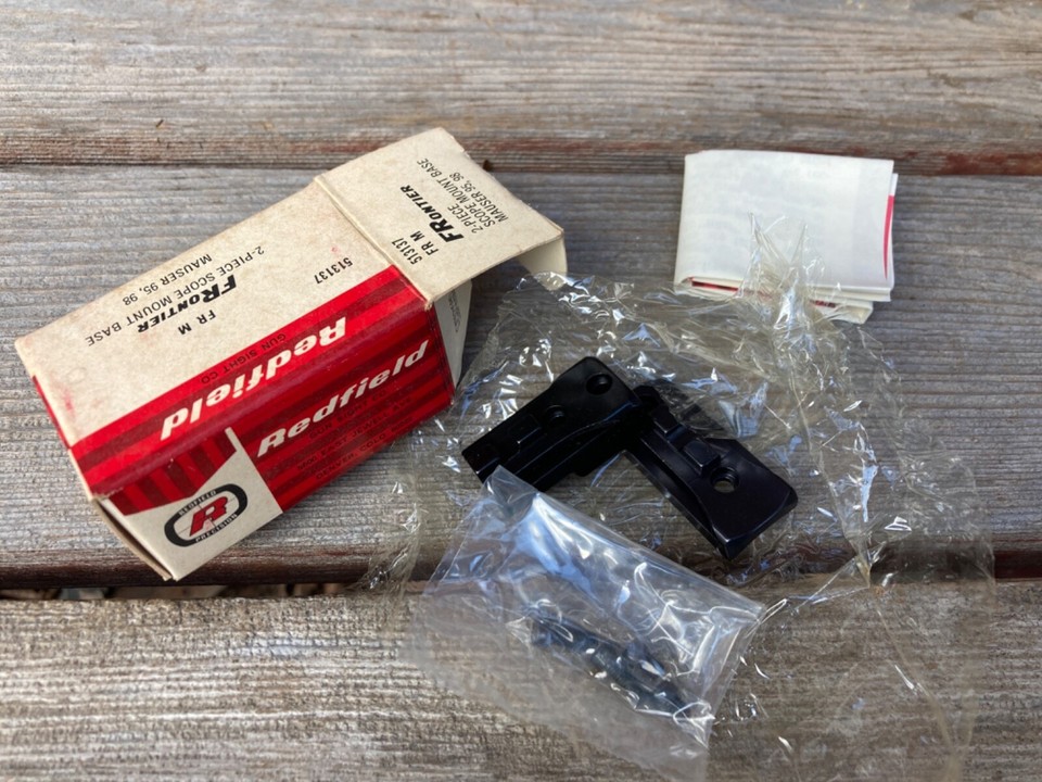 Redfield Frontier 2 pc Scope Mount Base FR M Mauser 95 98 513137 | eBay