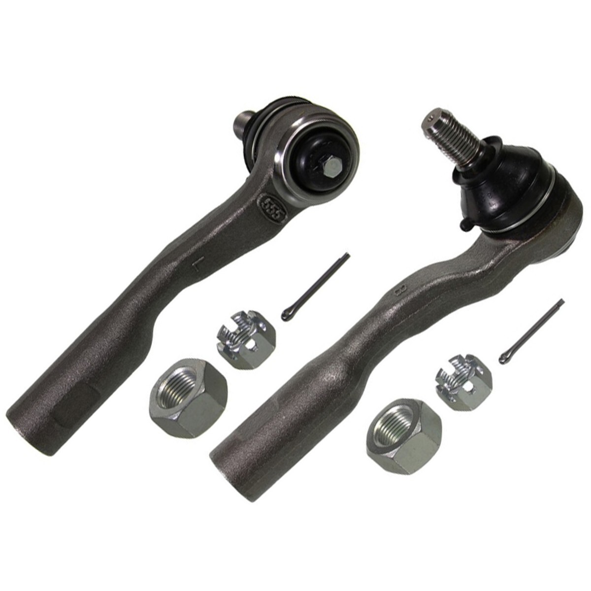 SET-MOES80381-F Moog Set of 2 Tie Rod Ends Front Driver & Passenger ...