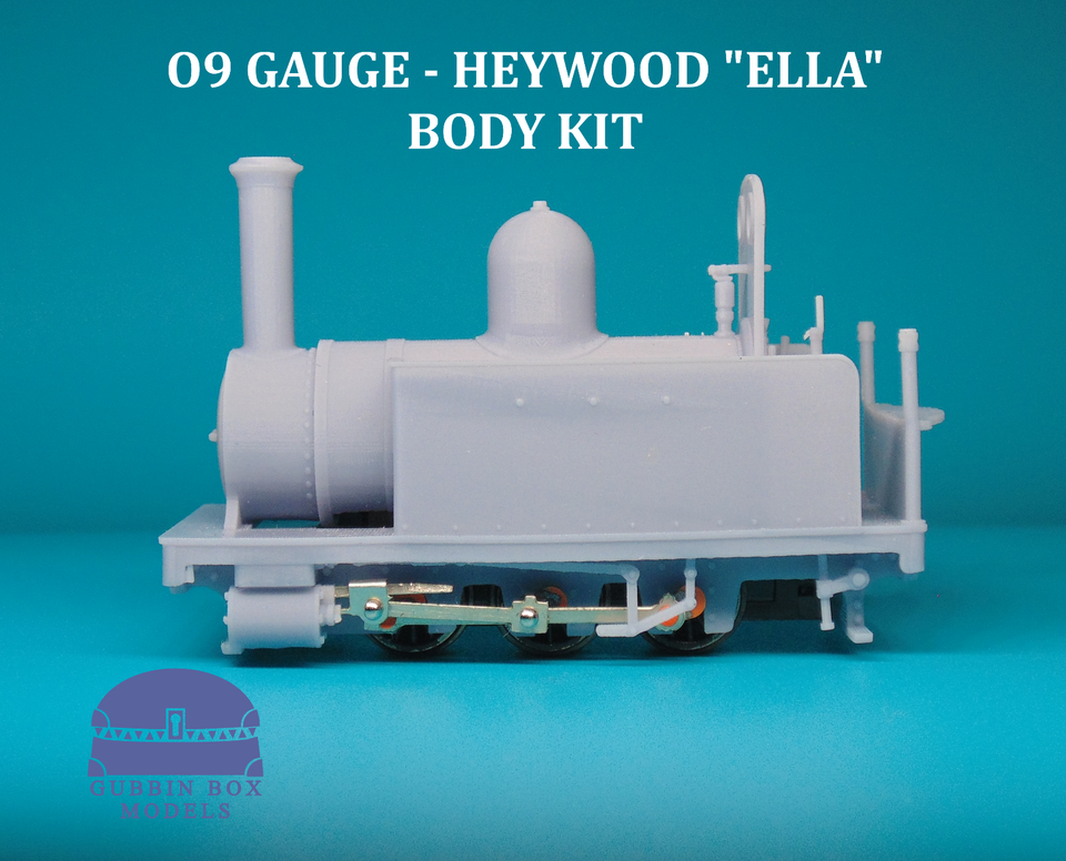 "Ella" Duffield Bank 0-6-0T - O9 Gauge Body Kit - 3D Printed Resin ...