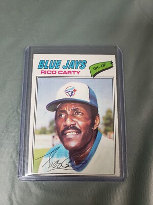1977 Topps Baseball #465 Rico Carty Toronto Blue Jays Excellent ...