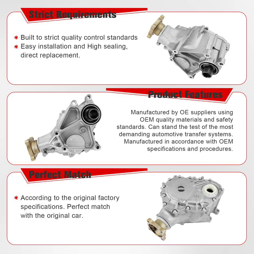 AWD Transfer Case PTO Differential For Ford Edge Explorer Taurus ...