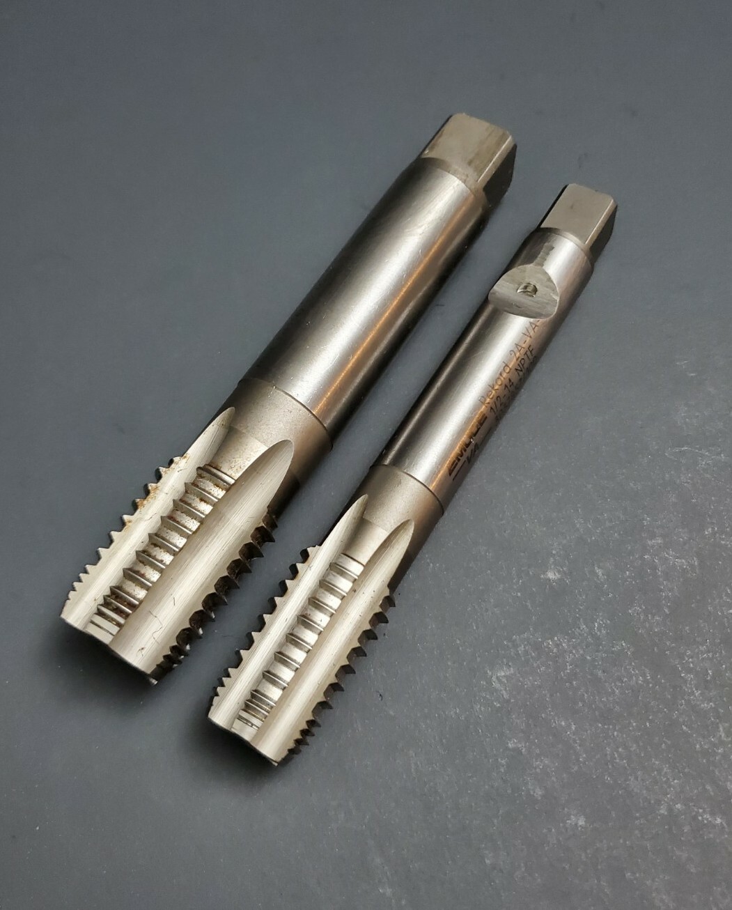 Emuge ¾"-14 & ½"-14 NPTF Taps Pipe Taper Extended Reach Tap Rekord ...