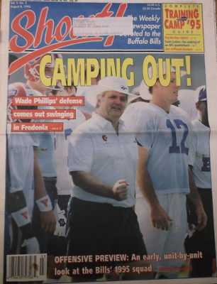 SHOUT! The Weekly Magazine for Bills Fans August 8 1995 Vol 5 No 3 | eBay