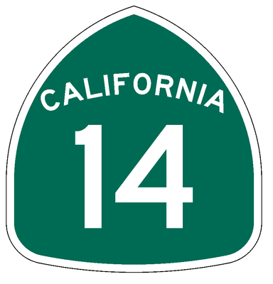 California State Route 14 Sticker Decal R1001 Highway Sign Road Sign | eBay