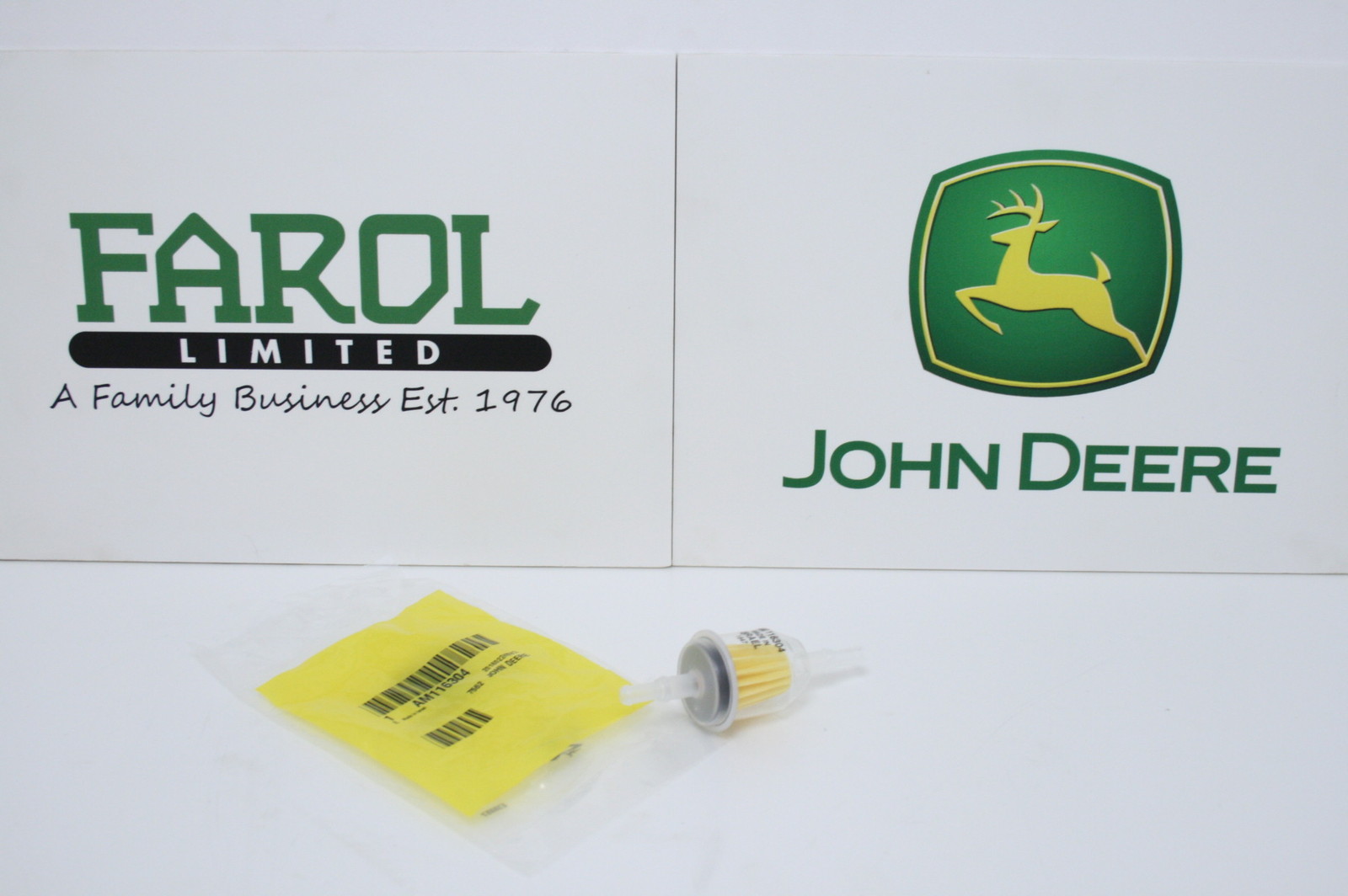 John Deere AM116304 Ride On Mower Fuel Filter Genuine X105 X110 X115R ...