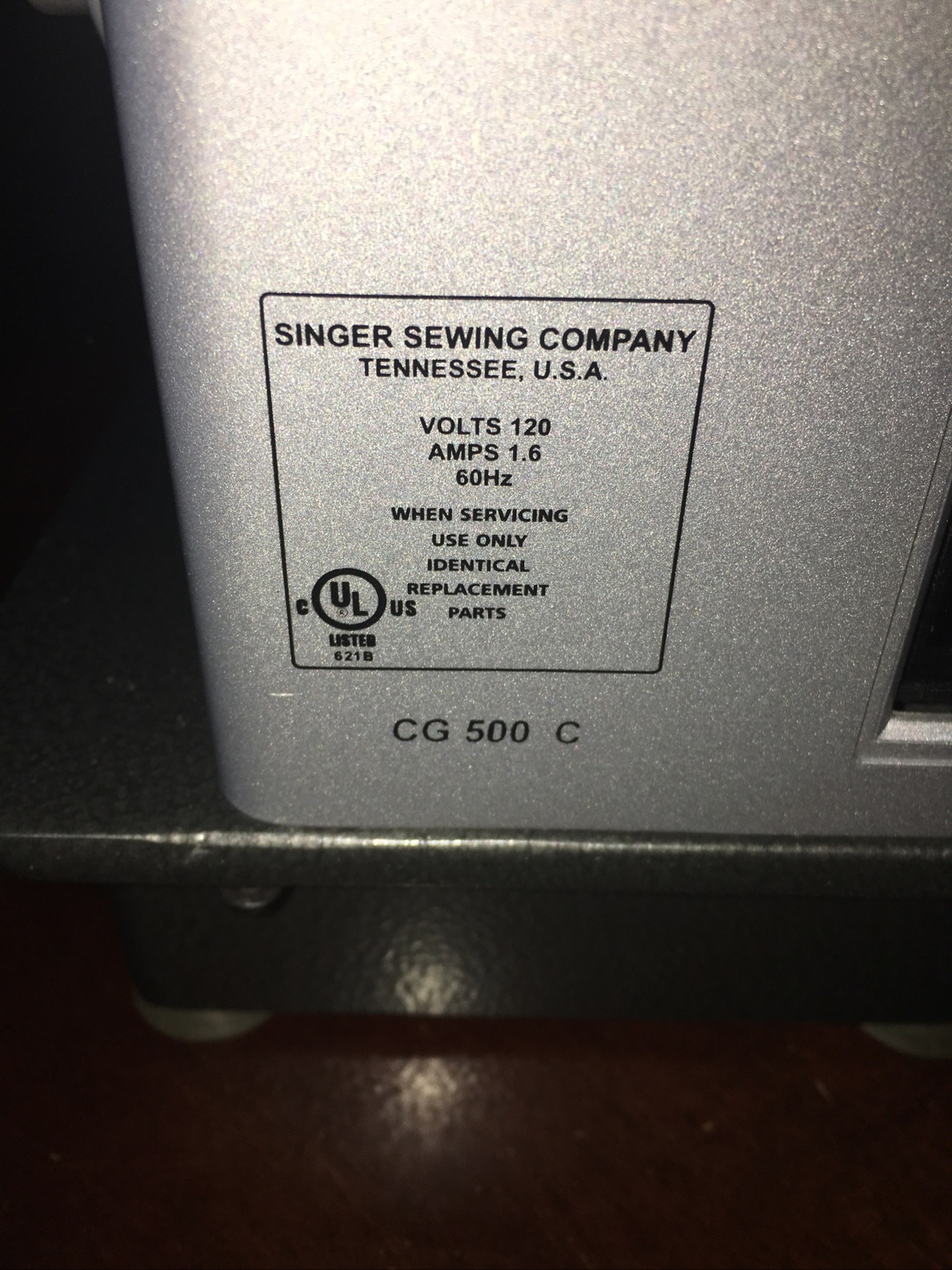 SINGER CG 500c Heavy Duty Commercial Grade Sewing Machine for sale ...