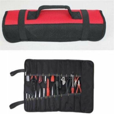 Hardware Tools Roll Plier Screwdriver Spanner Carry Case Pouch Bag 22 ...