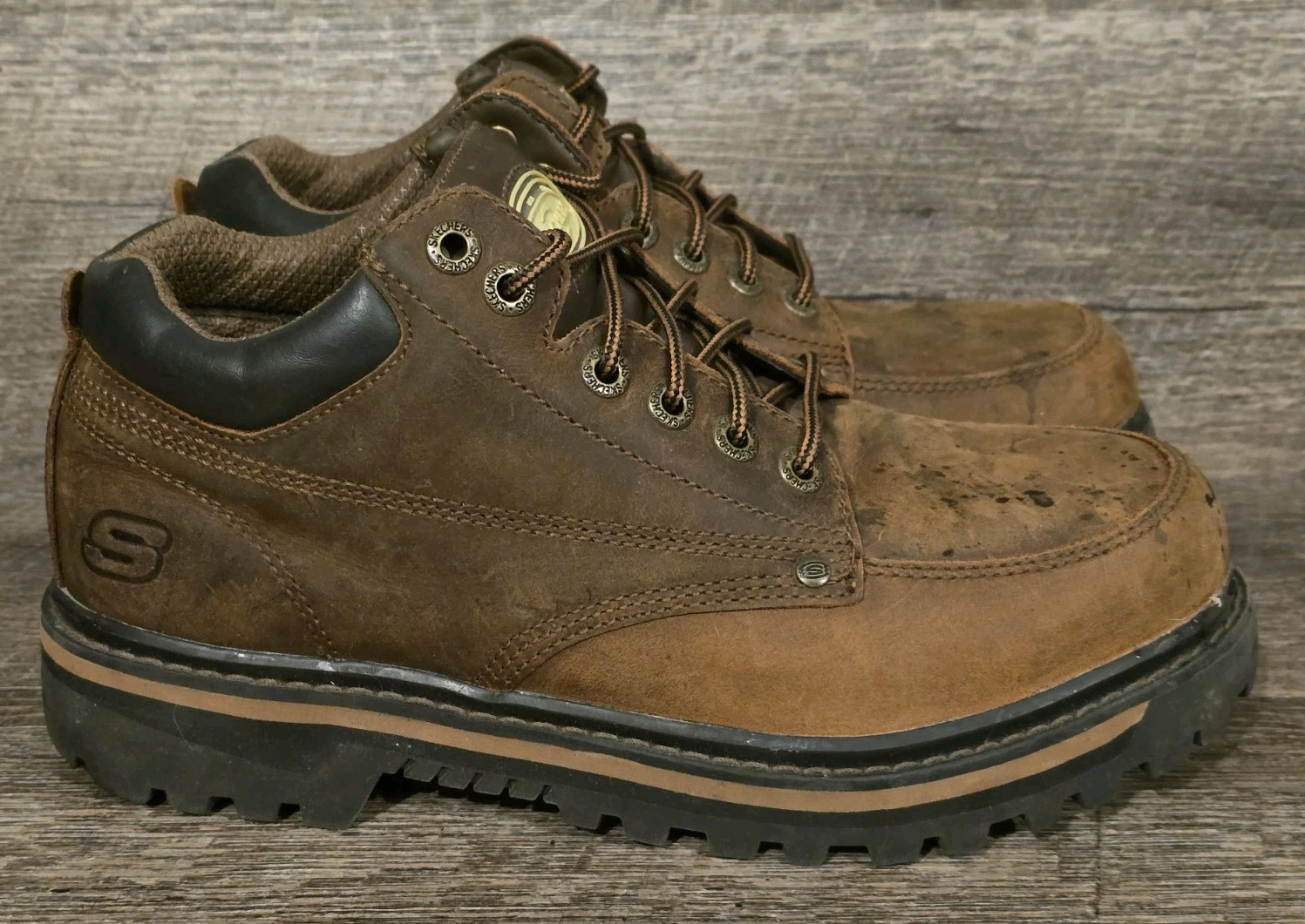 Mens Size 9EW Skechers Mariner Utility Boot 4470EW Le… - Gem