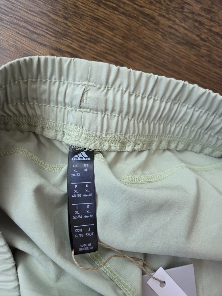 NWT Adidas Aeroready Athletic Light Green Women's Shorts Size XL(d10 ...