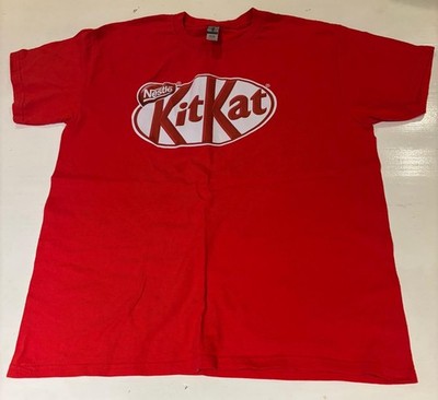 Large Red Kit kat t-shirt | eBay