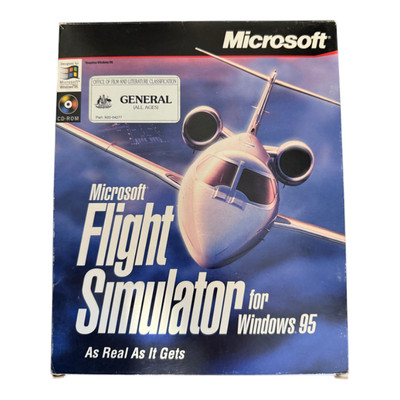 Microsoft Flight Simulator for Windows 95 - BOX ONLY | eBay Australia