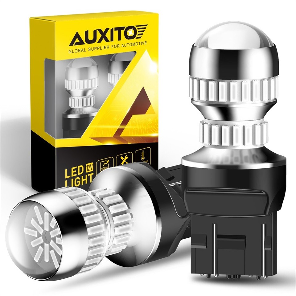 Auxito 7443 7444 7440 LED Tail Light Bulbs Pure Red Ultra Bright Free ...