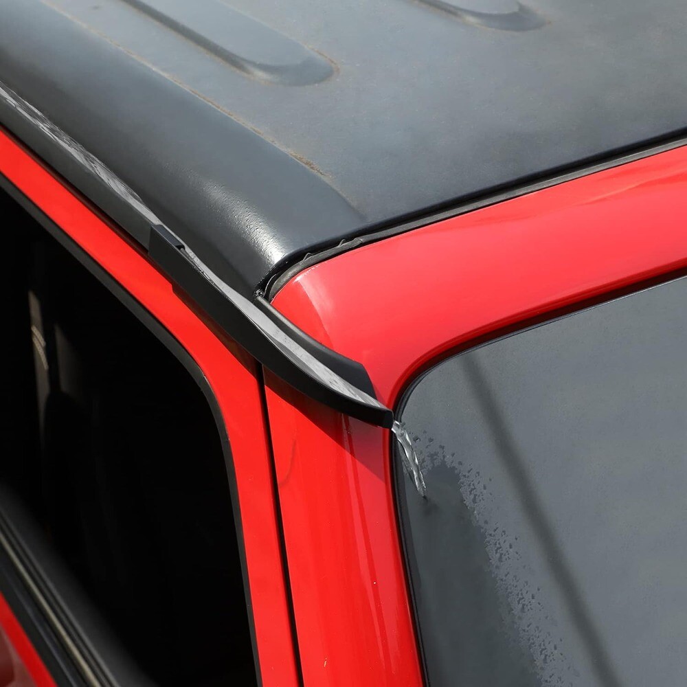 ABS Car Water Channel Black Rain Gutter for Jeep Wrangler | eBay