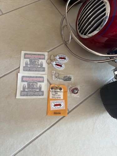California Hot Rod Stickers L.A. Roadsters Dash Plaque, Keychains ...