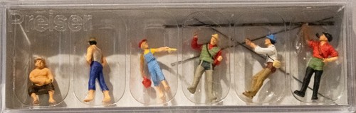 Preiser HO #10077 Men Fishing pkg(6) | eBay